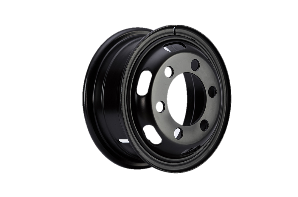 Black Coated Steel Wheel Rim - HANNA -Your Partner for Vehicle Parts!